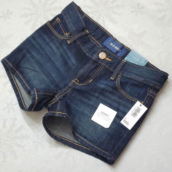 Old Navy | Bottoms | Nwt New Old Navy Denim Blue Shorty Mini Shorts ...